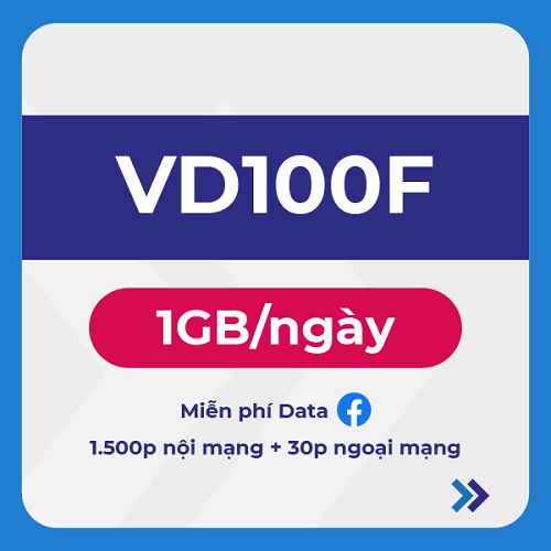 Sim kèm gói VD100F